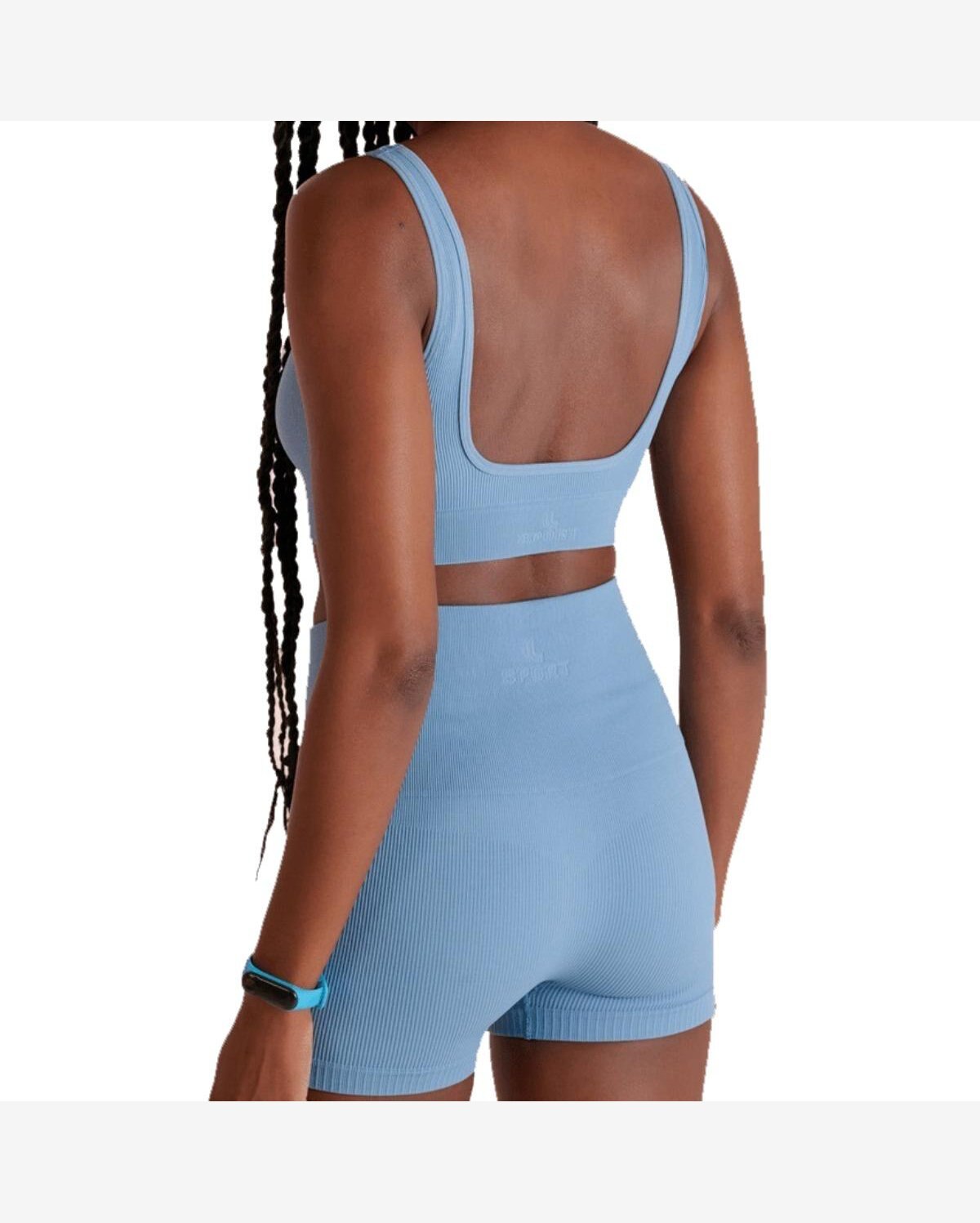 Riachuelo | Top Lupo Seamless Basic Canelado Feminino - Azul