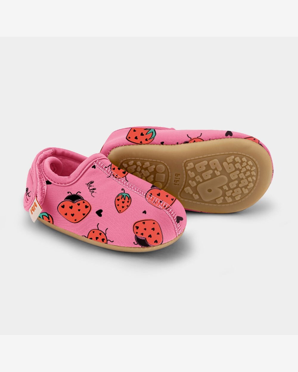 Riachuelo | Tênis Meinha Infantil Bibi Afeto Joy II Rosa com Moranguinhos