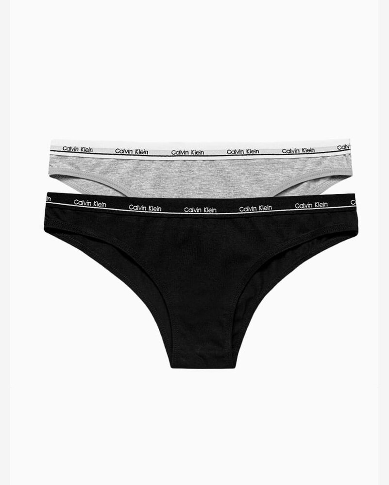 Riachuelo | Kit 2 Calcinhas Tanga Carroussel Underwear Calvin Klein - Cinza