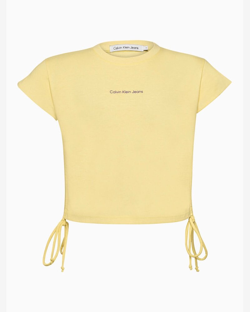 Riachuelo | Camiseta Ckjg Amarração Gaze Linho - Amarelo Claro