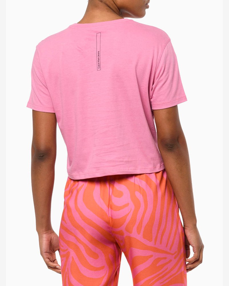 Riachuelo | Camiseta Feminina Hero Calvin Klein Jeans - Rosa Médio