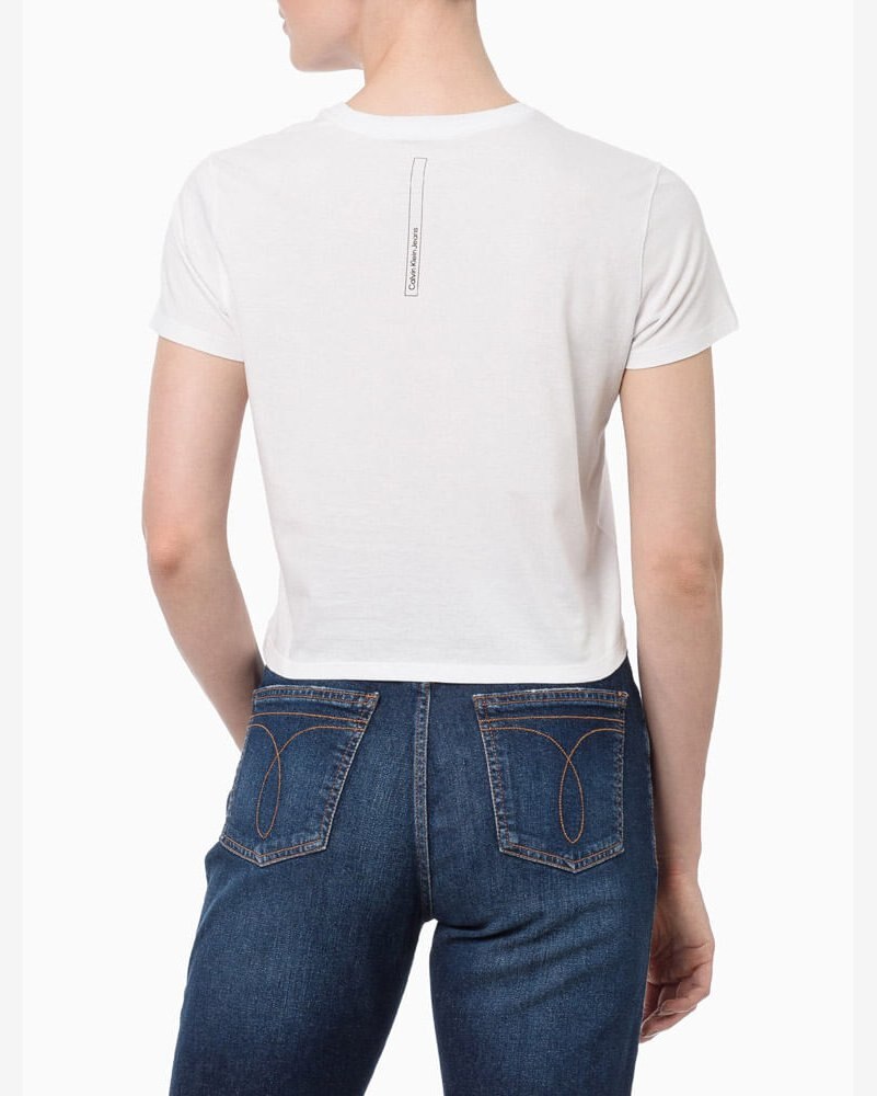 Riachuelo | Camiseta Feminina Hero Calvin Klein Jeans - Branco 2