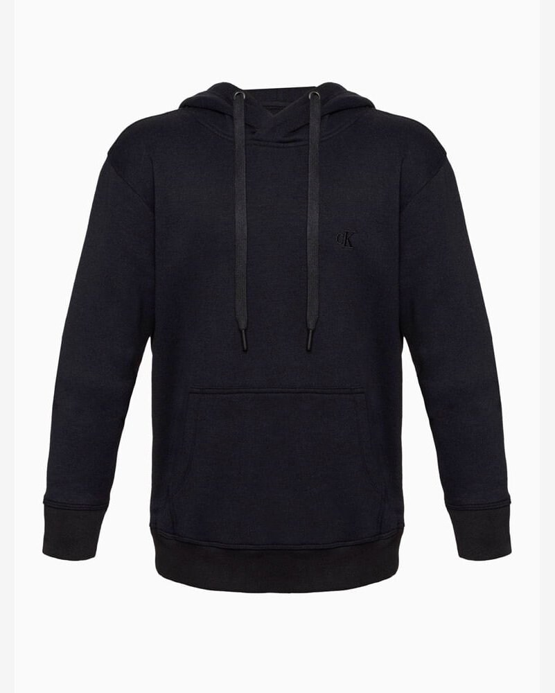 Riachuelo | Casaco Menino Moletom Bordado Calvin Klein Jeans - Preto