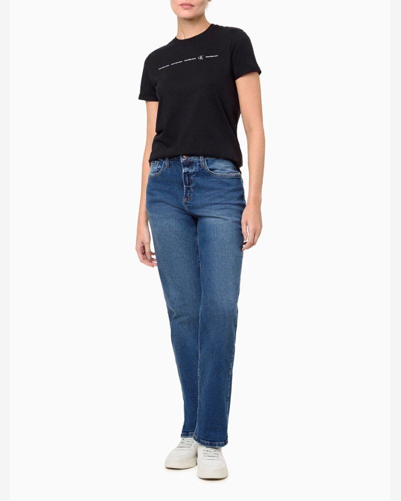 Riachuelo | Camiseta Feminina Regular - Preto