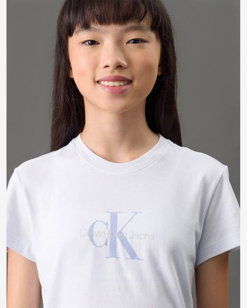 Riachuelo | Camiseta Menina Reissue Calvin Klein Jeans - Branco 2