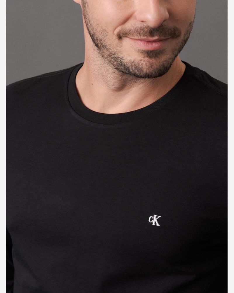 Riachuelo | Camiseta Masculina Rubber Patch Calvin Klein Jeans - Preto