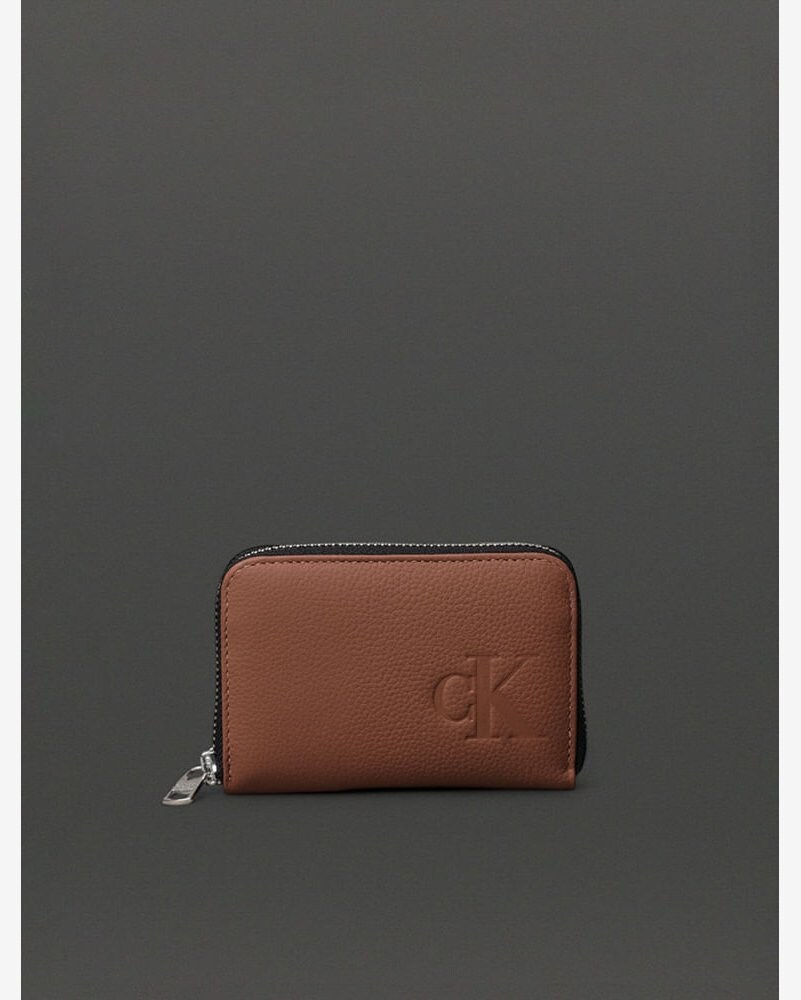 Riachuelo | Carteira Feminina Pequena Queima Calvin Klein Jeans - Havana