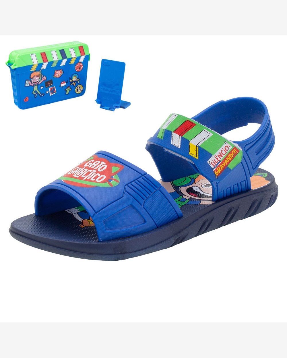 Riachuelo | KIT PAPETE GATO GALÁCTICO + CLAQUETE GRENDENE KIDS - 22465