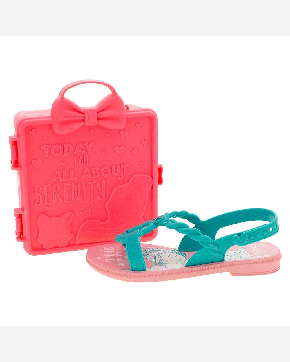 Riachuelo | KIT SANDÁLIA + MALETA BARBIE BEM ESTAR GRENDENE KIDS