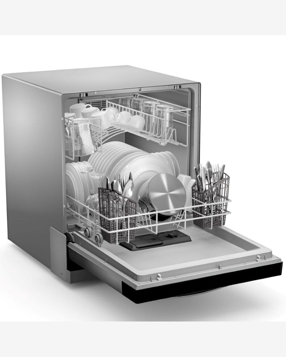 Riachuelo | Lava-louças Brastemp 8 Serviços Compacta Prata com Ciclo ...