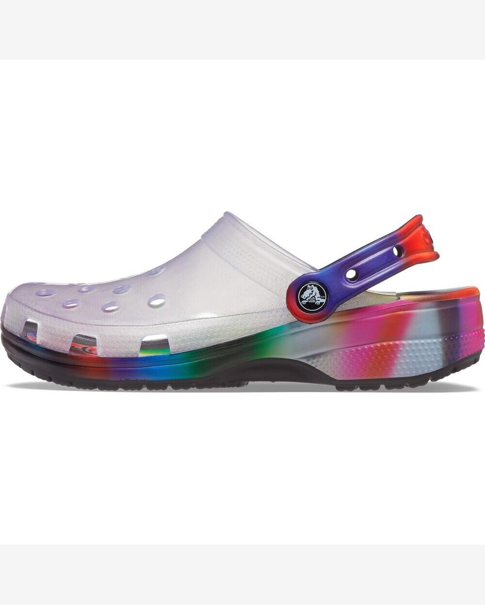 Riachuelo | Sandália crocs classic trans solarized black/multi