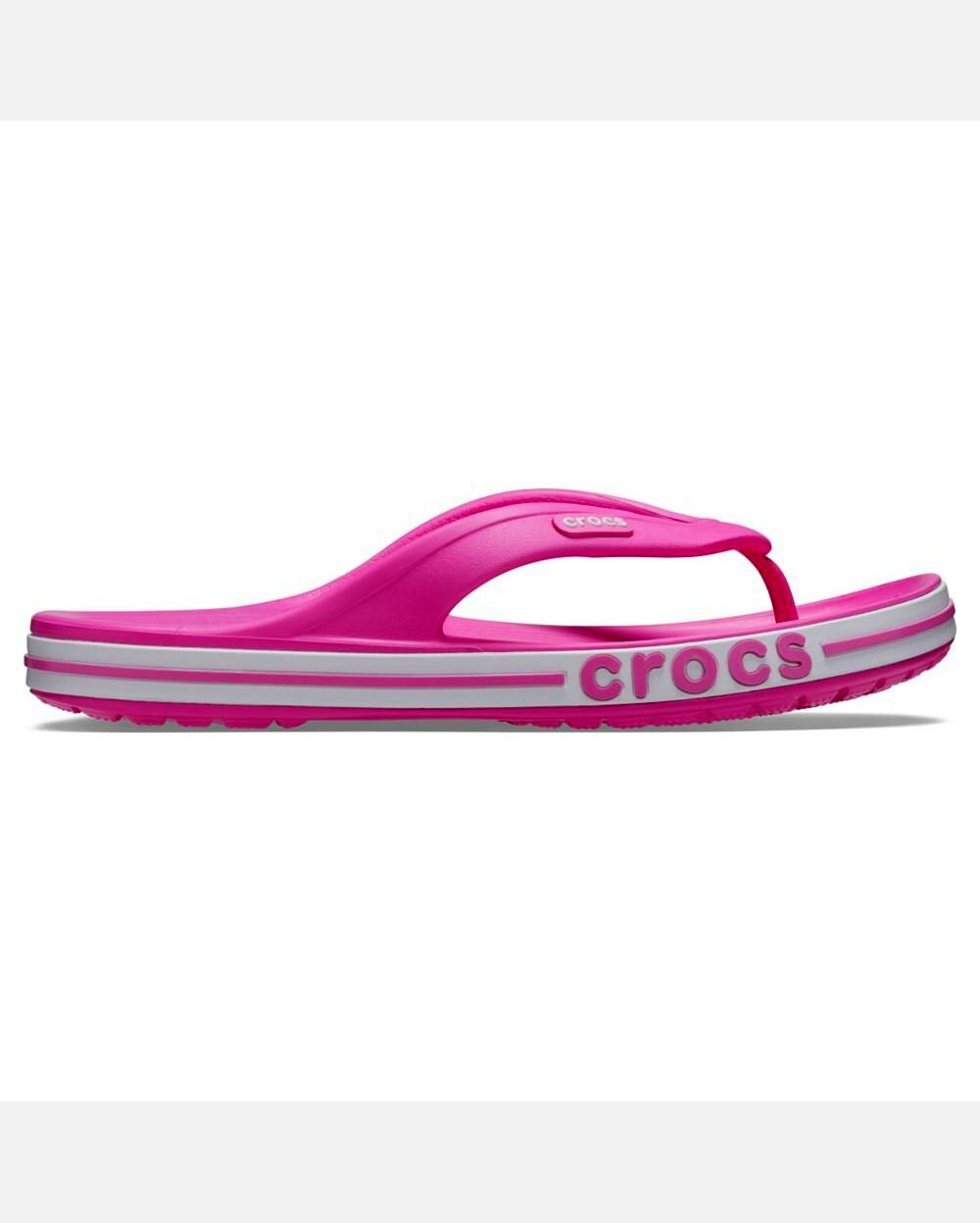 Riachuelo | Chinelo crocs bayaband flip electric pink