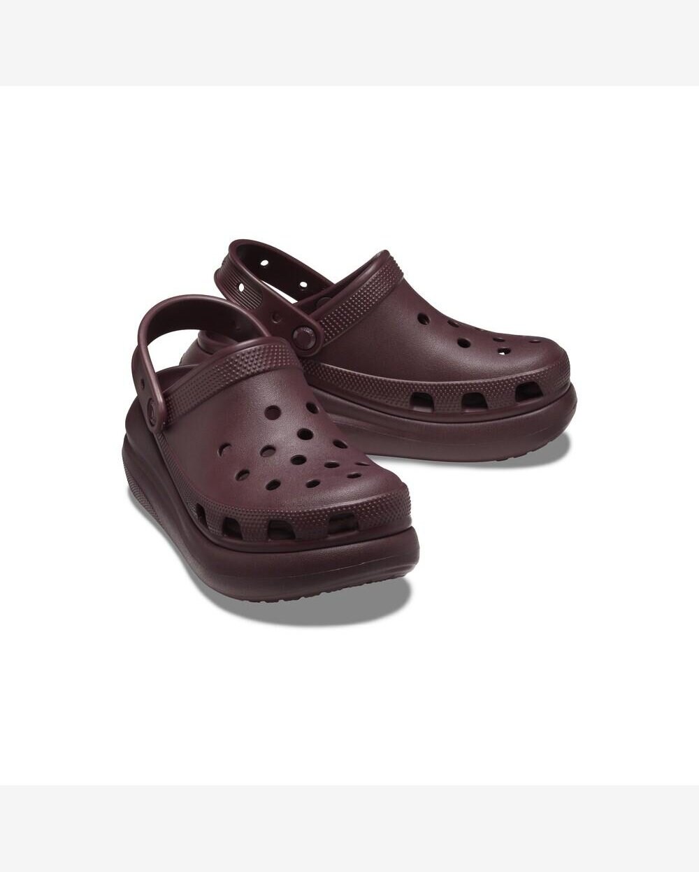 Riachuelo | Sandália crocs classic crush platform clog dark cherry
