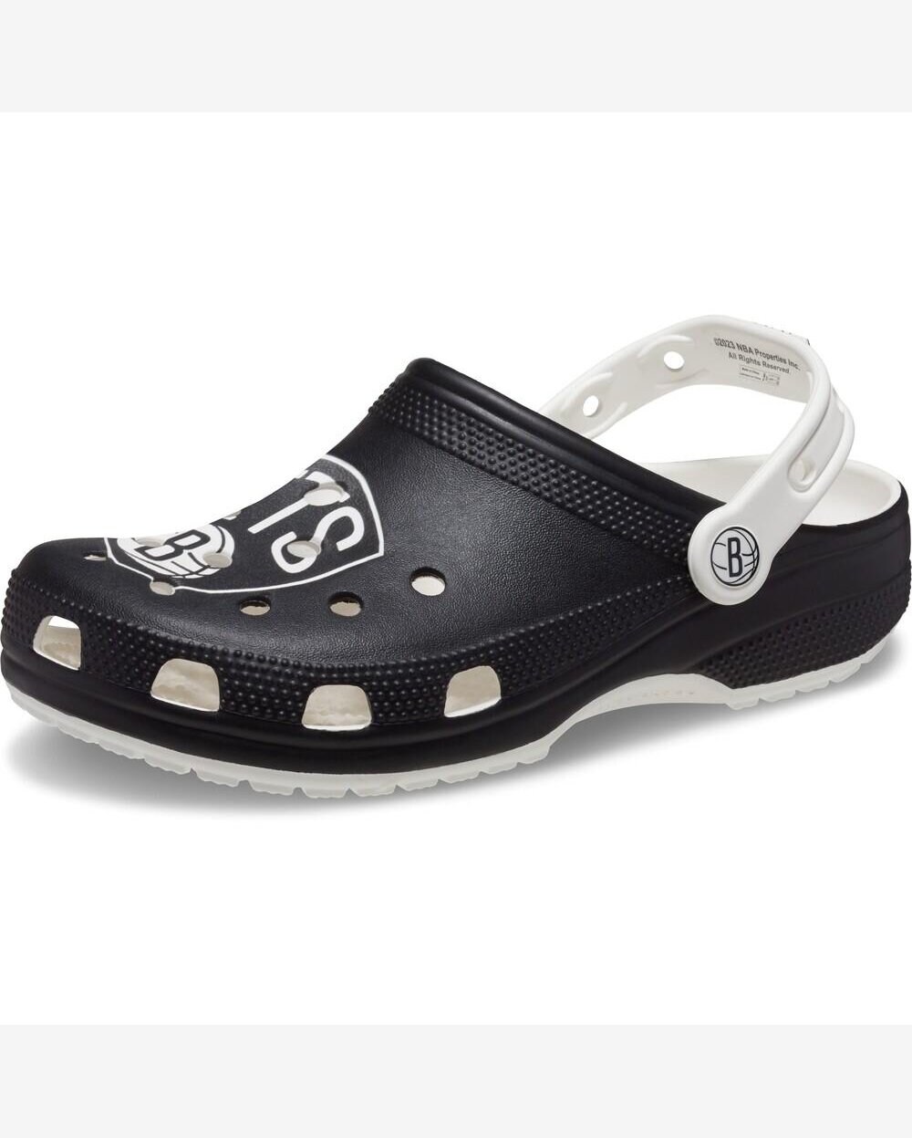 Riachuelo | Sandália crocs classic brooklyn nets clog white/black