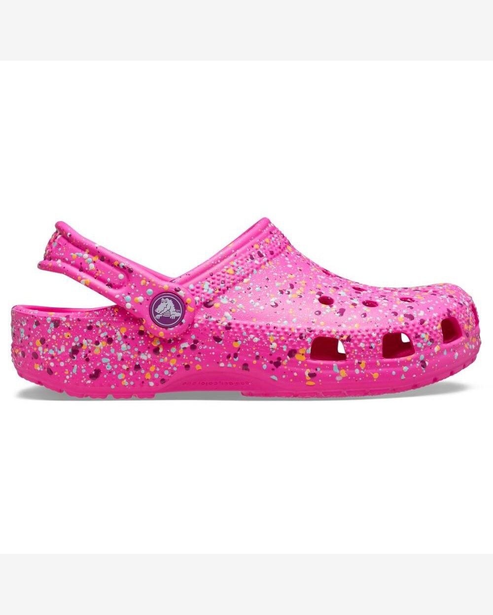 Riachuelo | Sandália Crocs Classic Paint Splatter Clog K Pink Crush/Multi