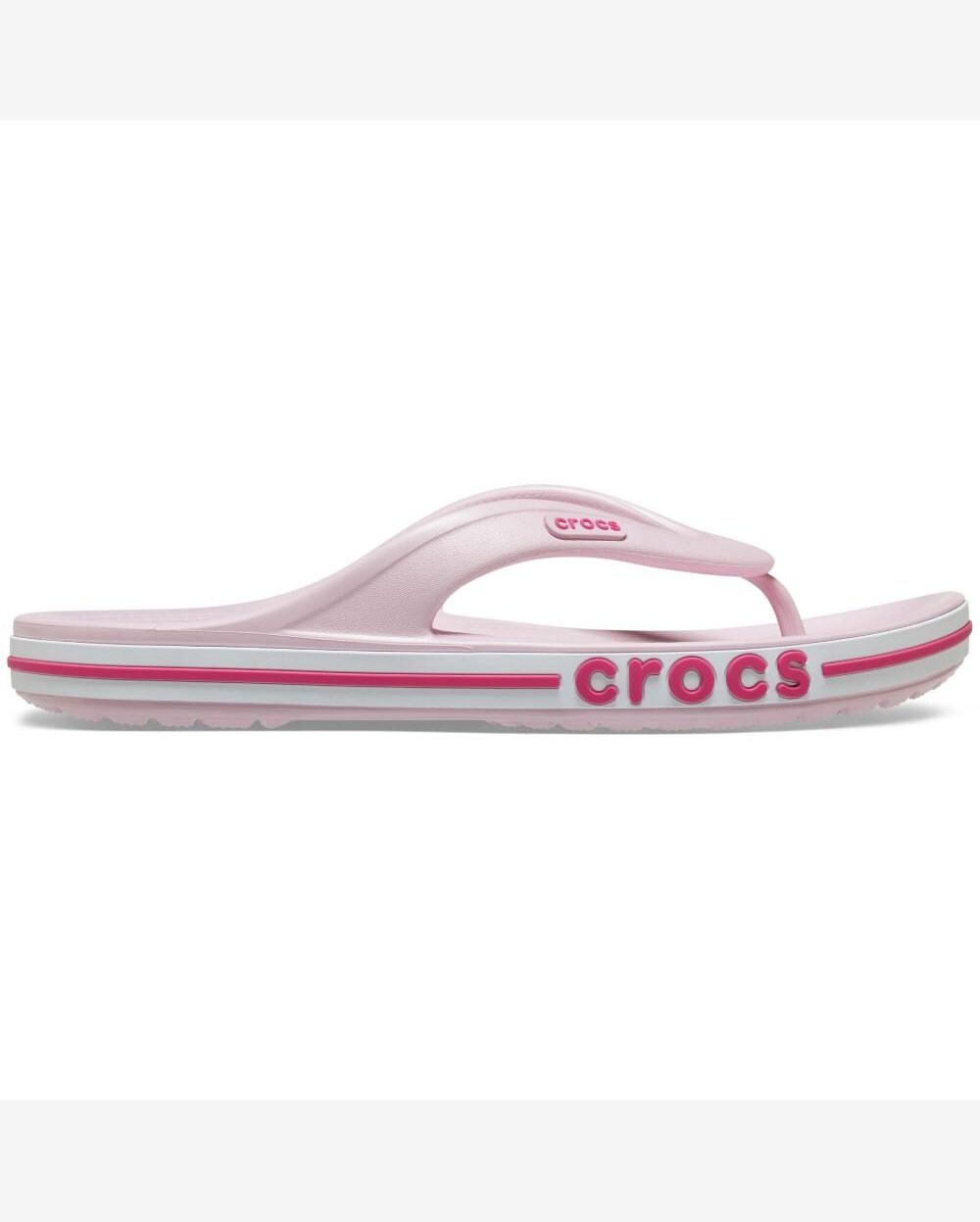 Riachuelo | Chinelo crocs bayaband flip ballerina pink/candy pink