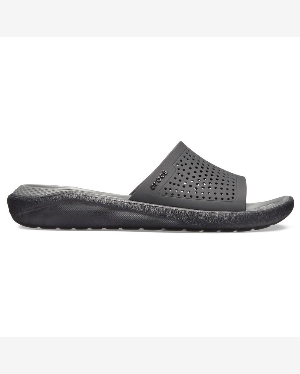 Riachuelo | Chinelo crocs literide slide black/slate grey
