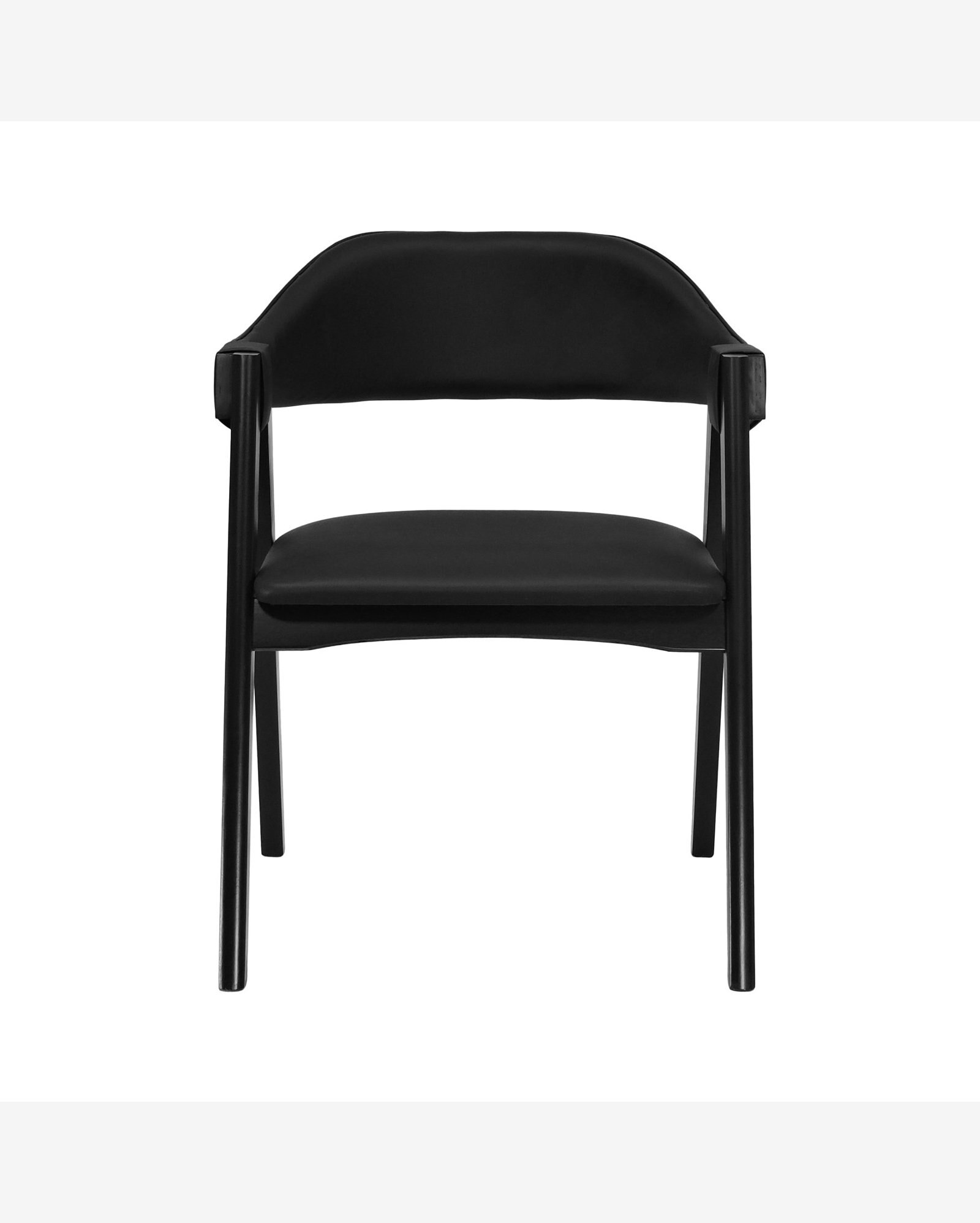 Riachuelo | Cadeira New York Encosto Anatômico Curvo Estofado - Preto ...
