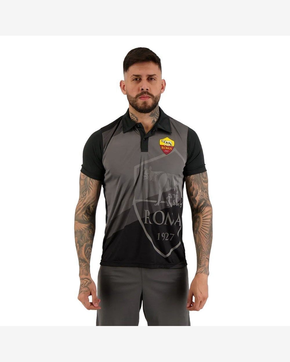 Riachuelo | Camisa Polo AS Roma Pattern Masculina