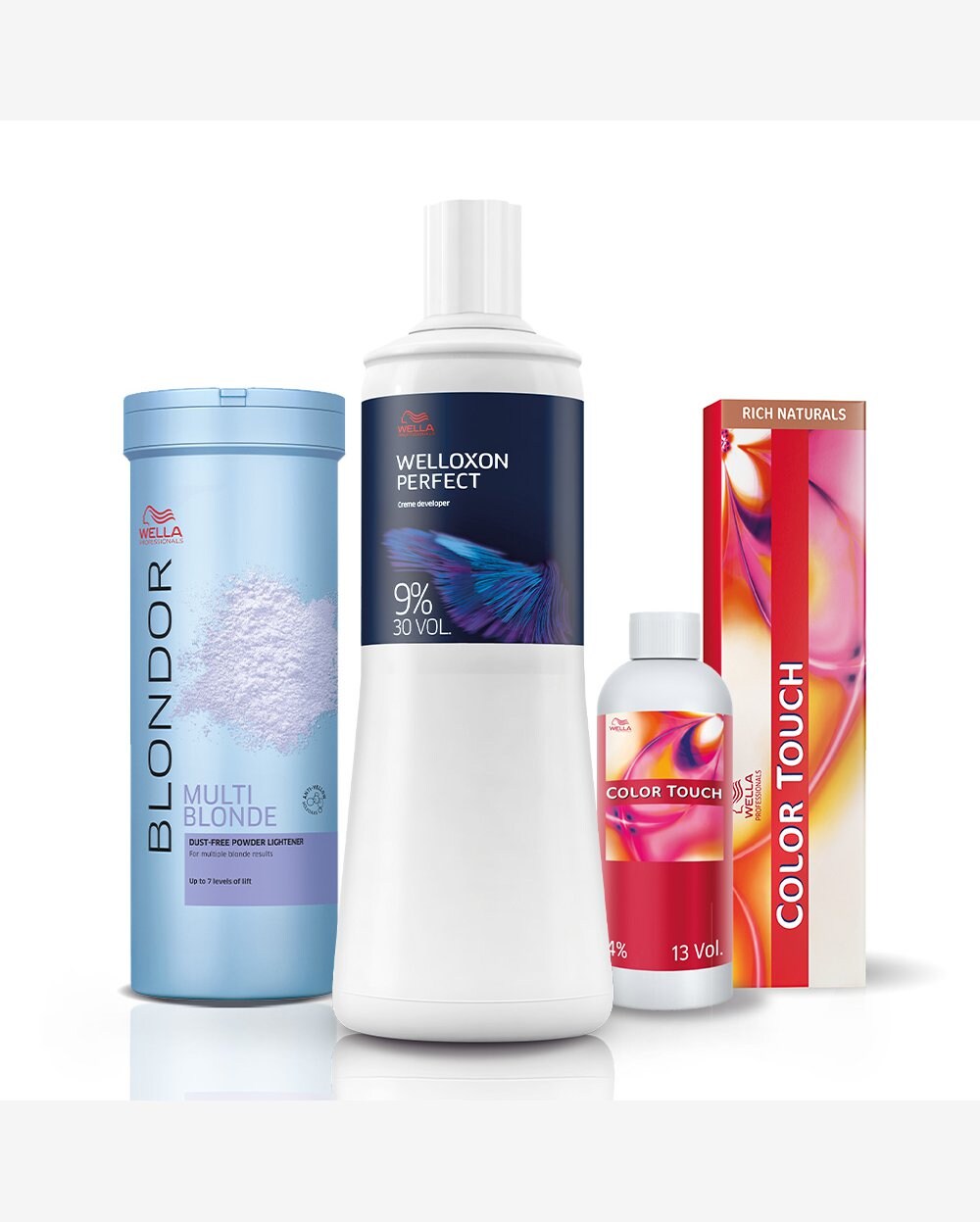 Riachuelo | Kit Wella Blondor Pó Descolorante + Oxidante Welloxon 9% ...
