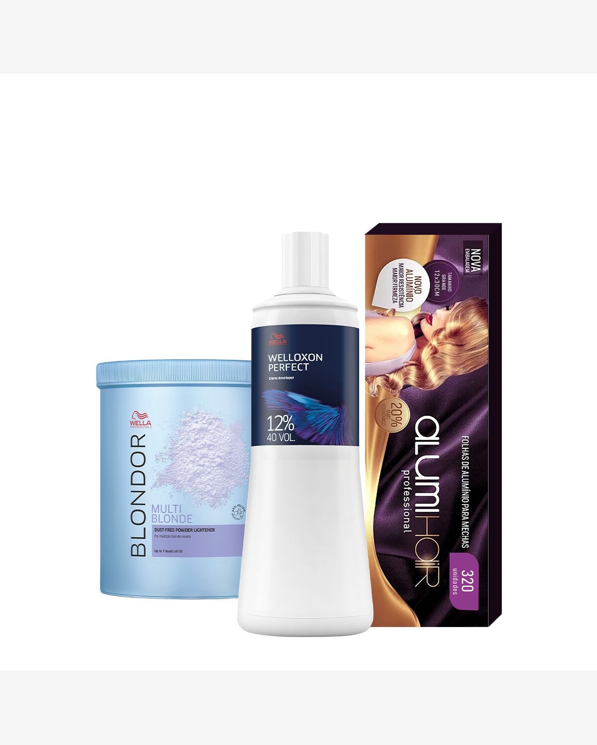 Riachuelo | Kit Wella Professionals Blondor Welloxon Perfect 12% 40V ...