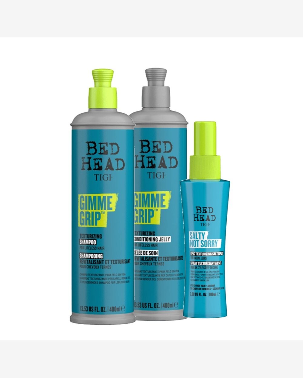 Riachuelo | Kit TIGI Bed Head Gimme Grip Salty Not Sorry Volume (3 ...