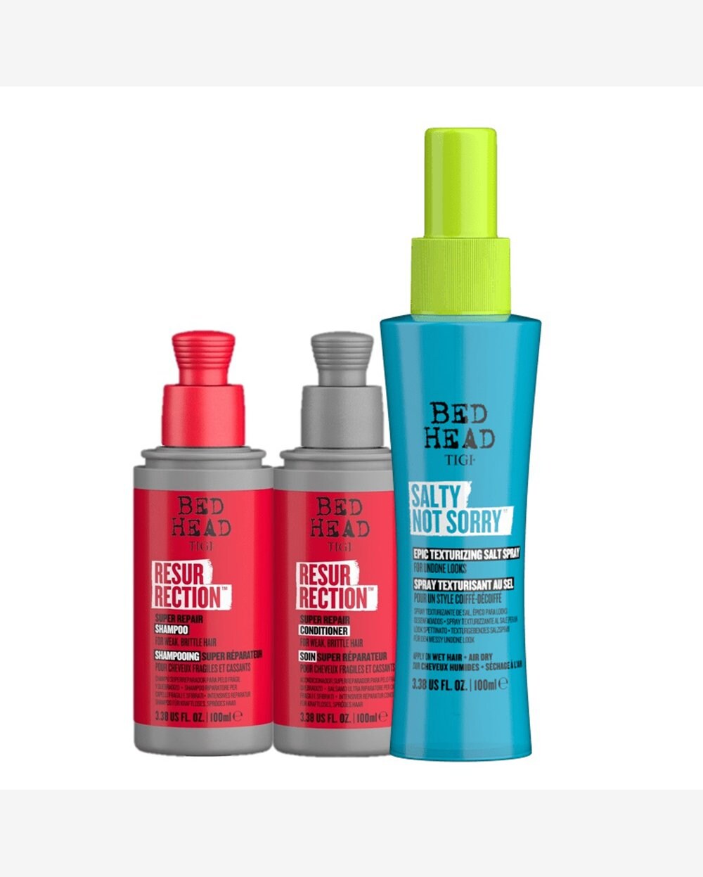 Riachuelo | Kit TIGI Bed Head Resurrection Salty Not Sorry MINI (3 ...