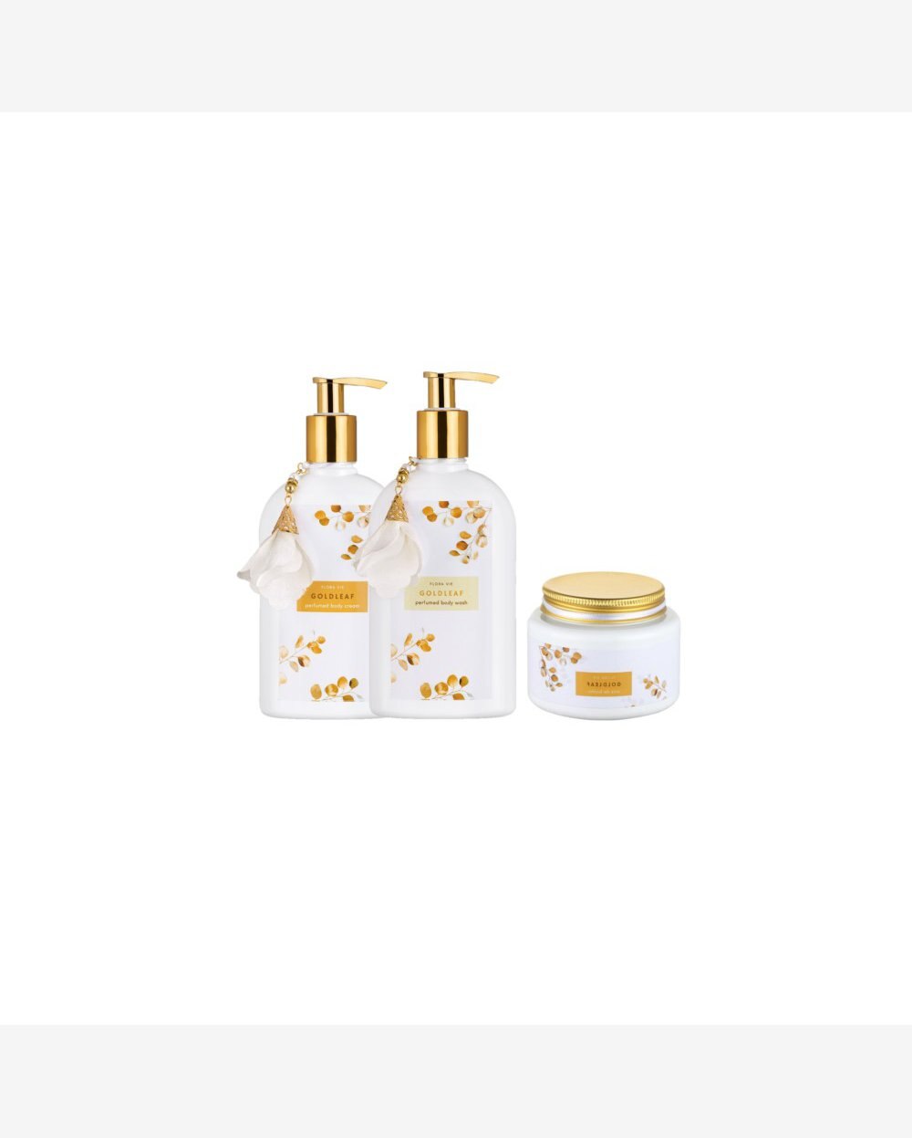 Riachuelo | Kit Flora Vie Gold Leaf Hidratação Perfumada (3 produtos)