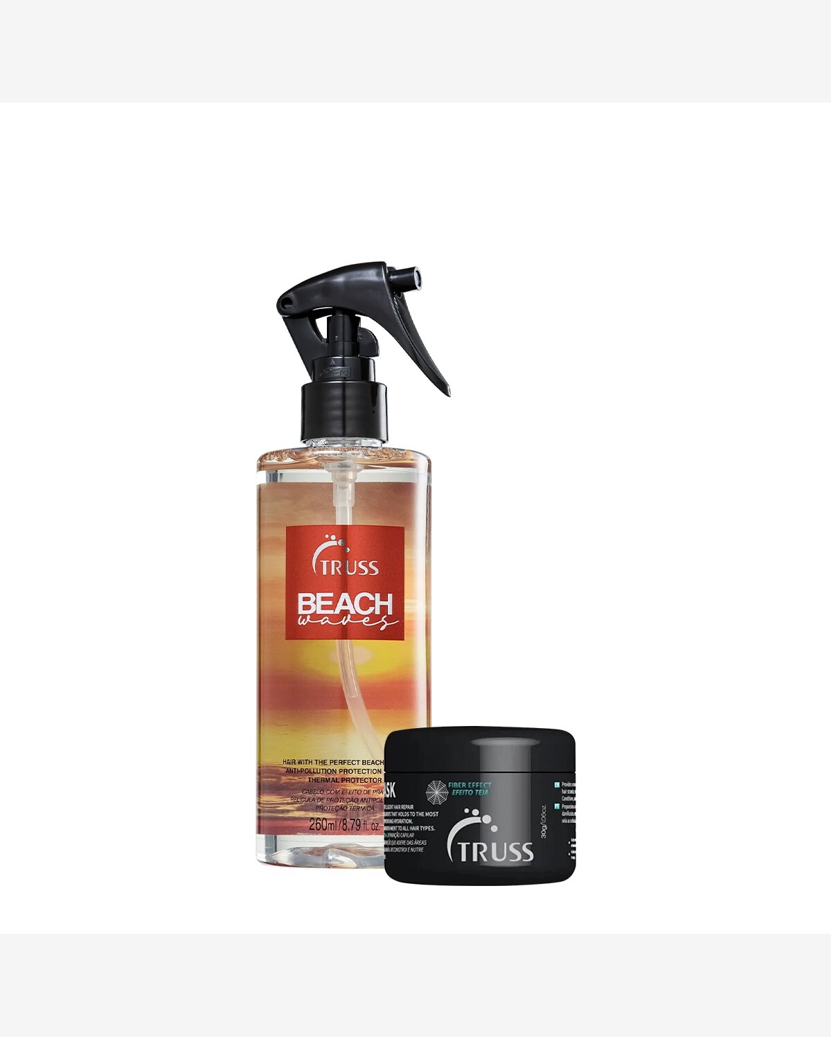 Riachuelo | Kit Truss Beach Waves e Mini Truss Net Mask (2 produtos)