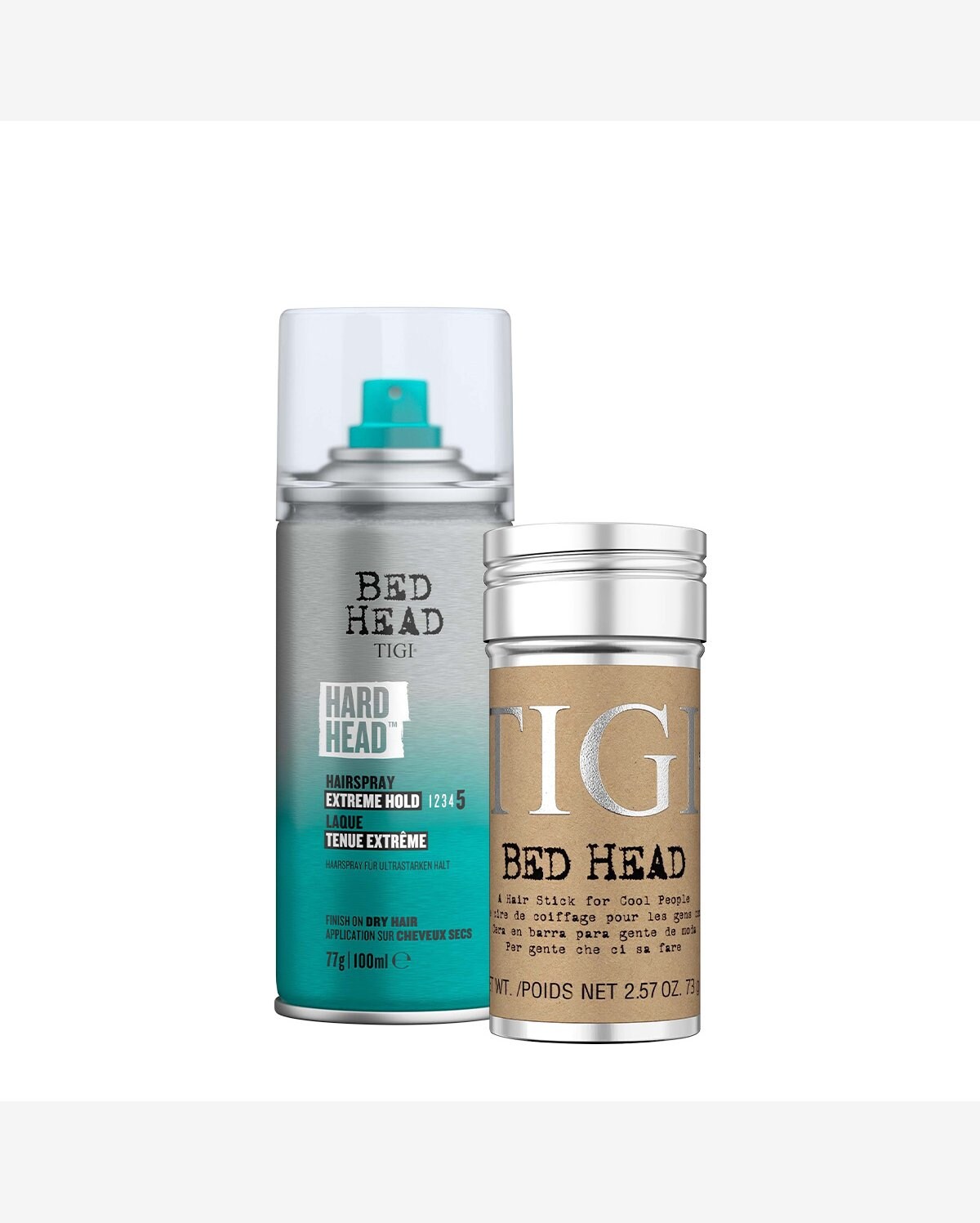 Riachuelo | Kit TIGI Bed Head Hard Head Spray Fixador e Hair Stick Cera ...