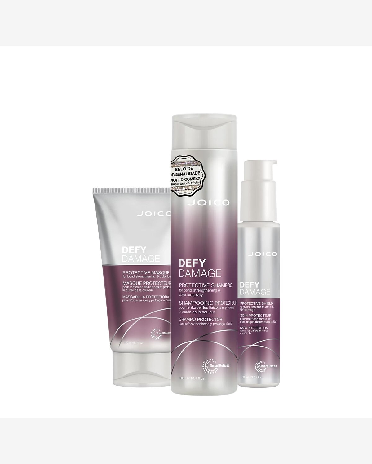 Riachuelo | Kit Joico Defy Damage Protective Shampoo Máscara Shield (3 ...