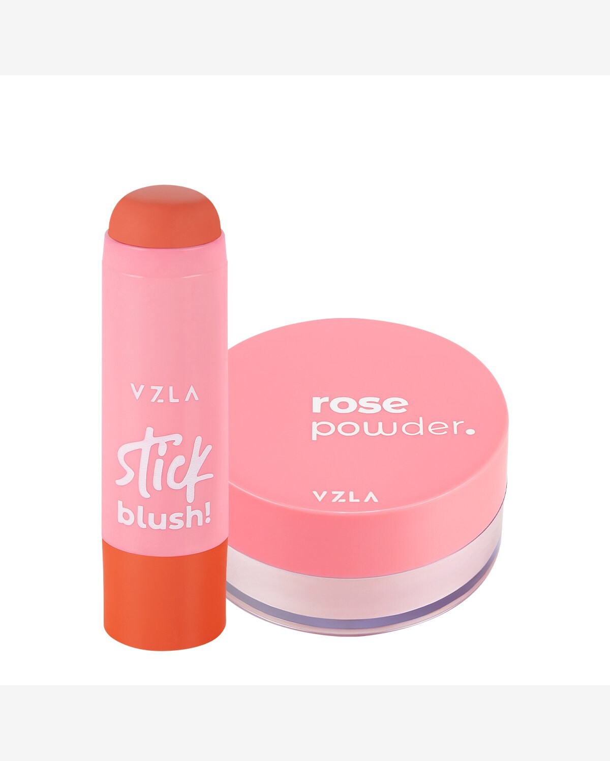 Riachuelo | Kit Vizzela Rose Powder Stick Blush! Cor 02 Pó Solto Blush ...