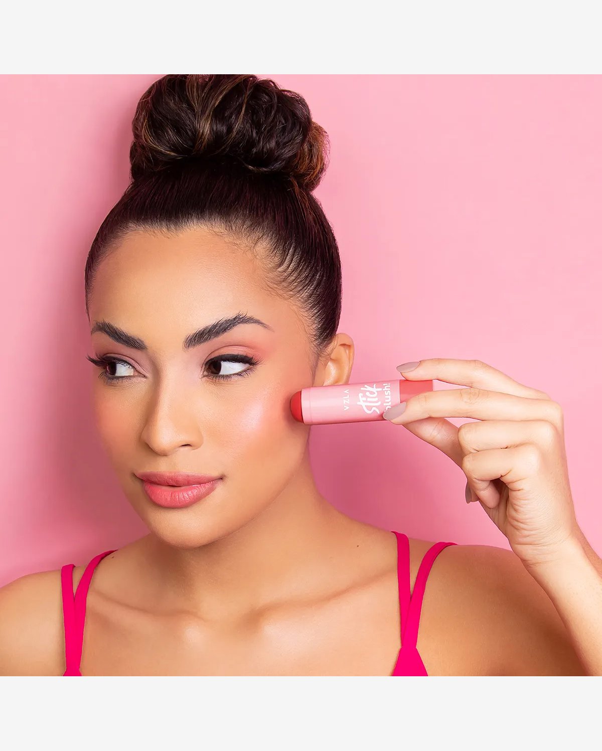 Riachuelo | Kit Vizzela Rose Powder Stick Blush! Cor 03 Pó Solto Blush ...