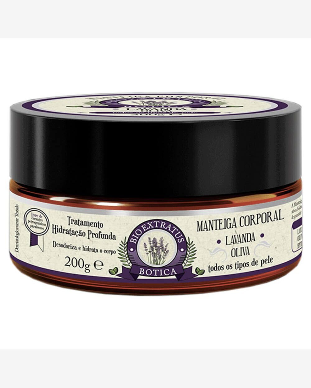 Riachuelo | Manteiga Corporal Bio Extratus Botica Lavanda Oliva 200g
