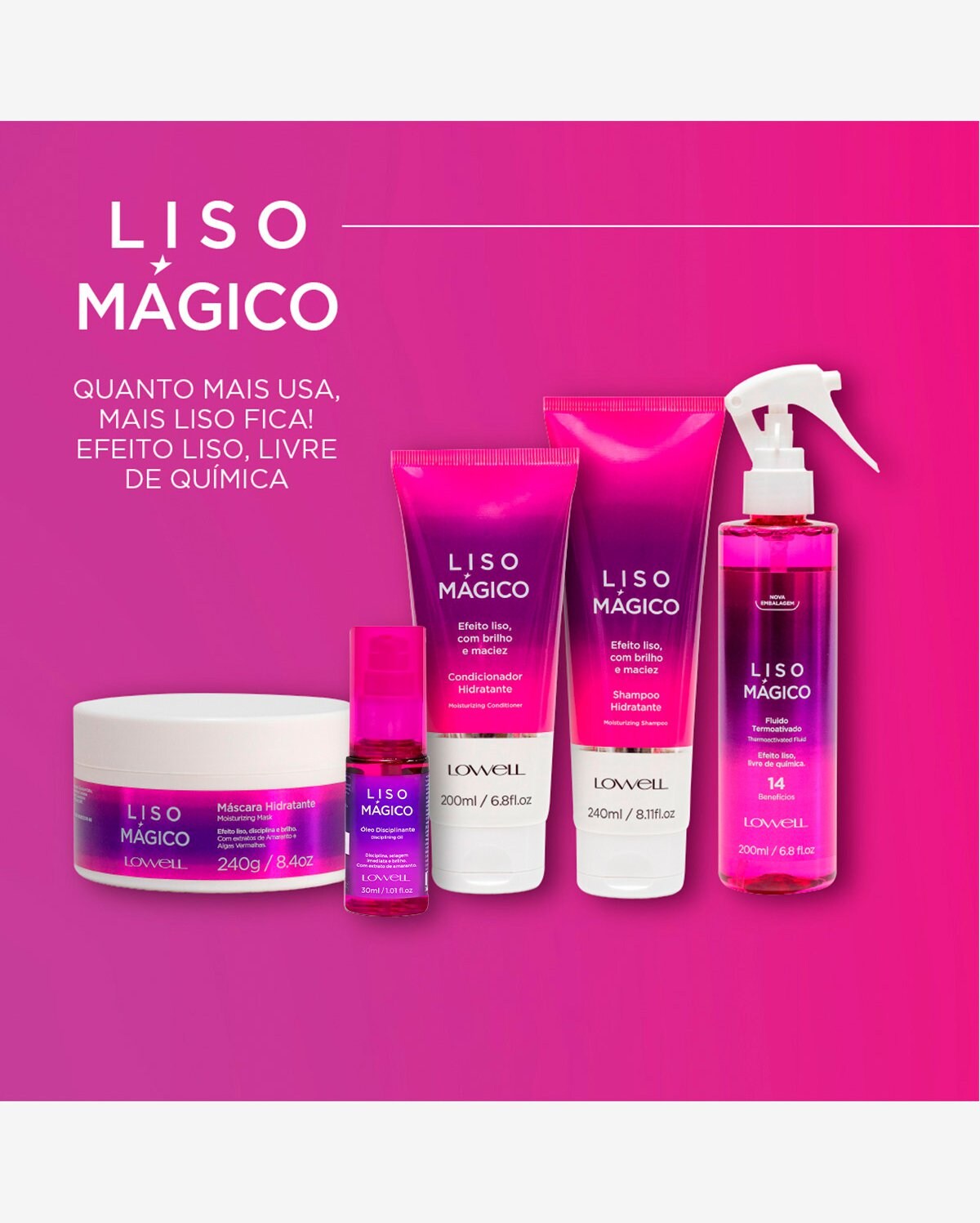 Riachuelo | Lowell Liso Mágico - Condicionador 200ml