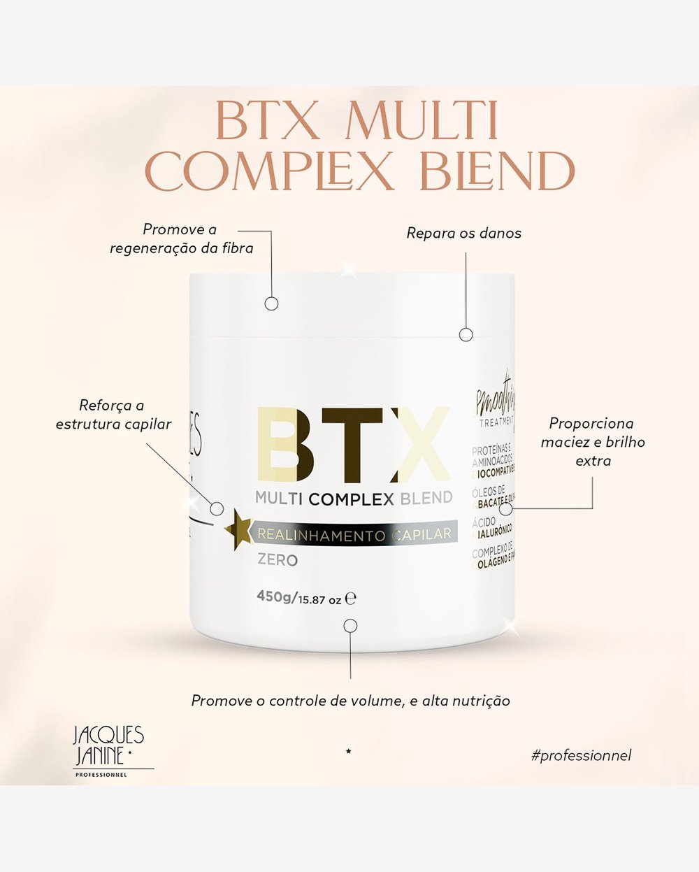 Riachuelo | Jacques Janine Professionnel BTX - Botox 450g