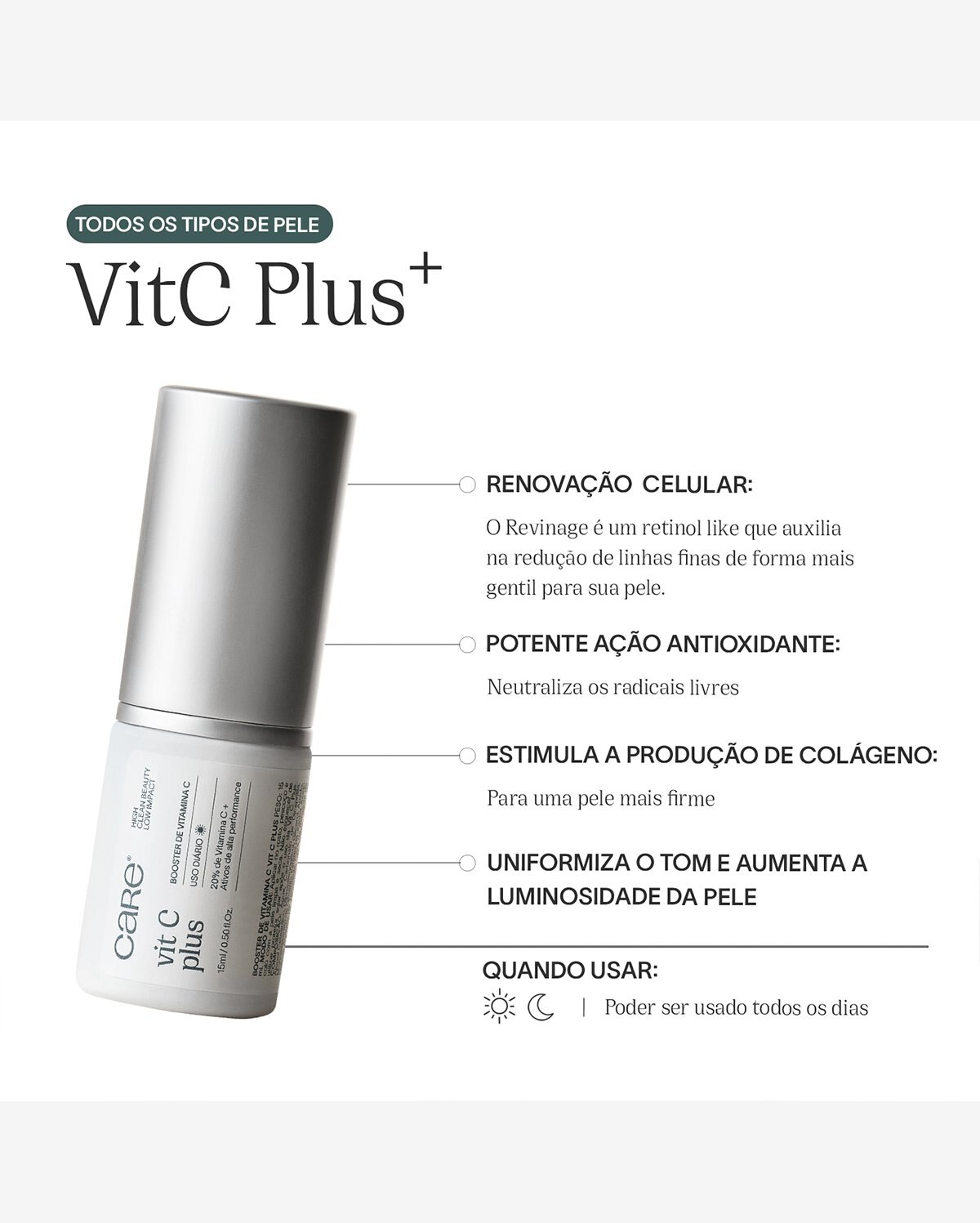 Riachuelo | Care Natural Beauty Vitamina C Plus - Booster de Tratamento ...