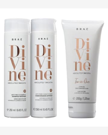 Riachuelo | Kit Brae Divine Shampoo e Condicionador 250ml Leave-in 200ml
