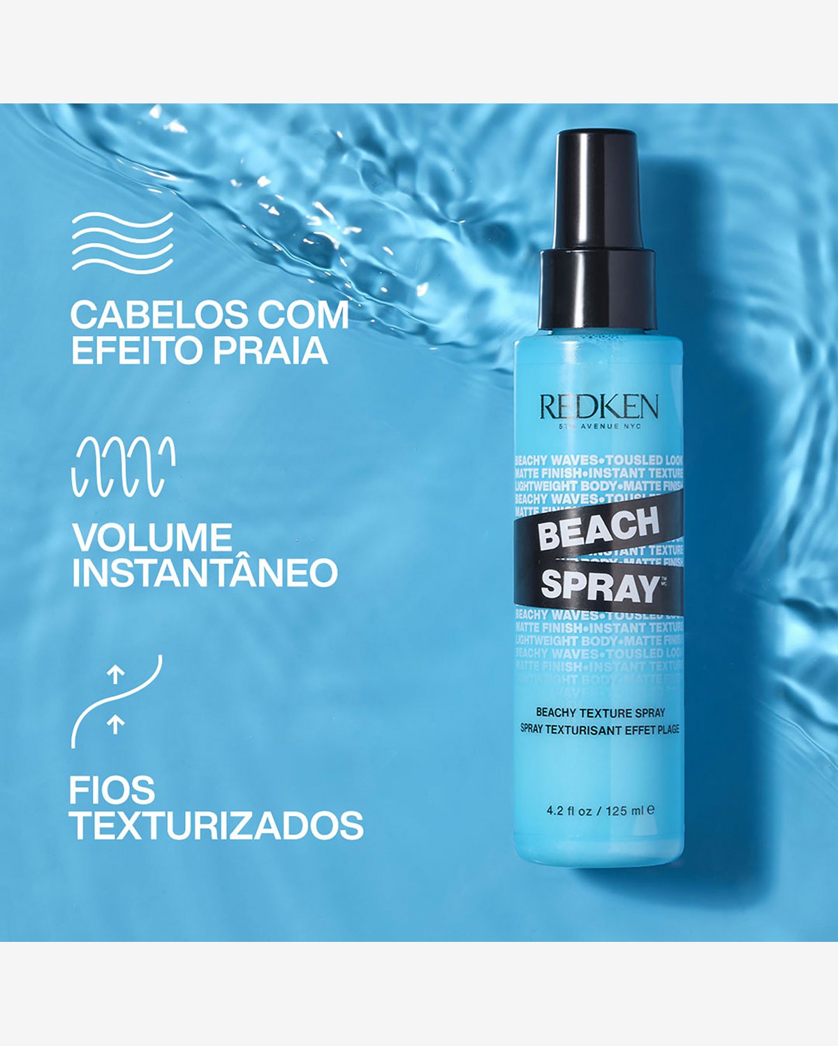 Riachuelo | Redken Styling Beach - Spray Texturizador 125ml