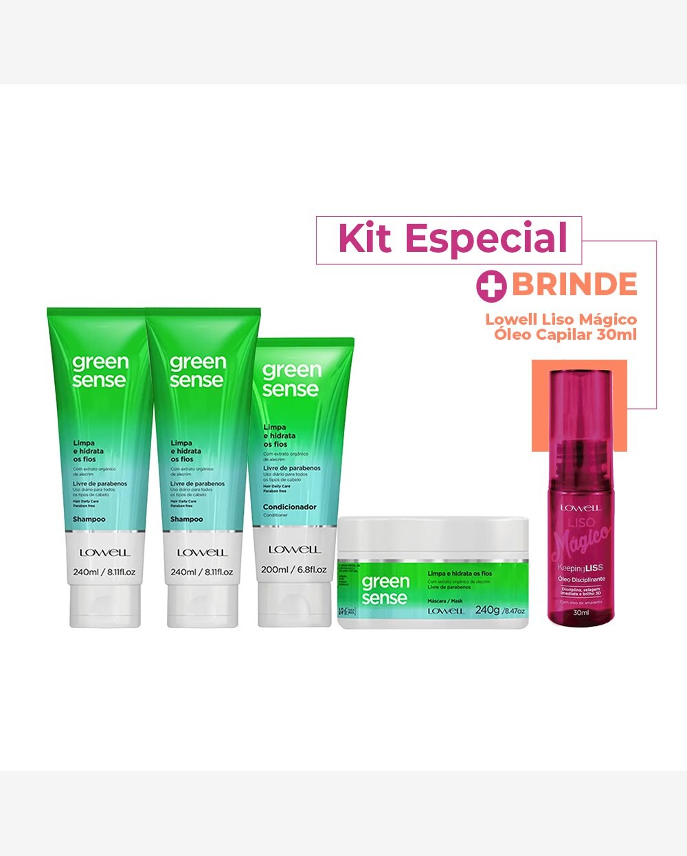Riachuelo | Kit Lowell Green Sense Limpeza Completa (4 produtos)