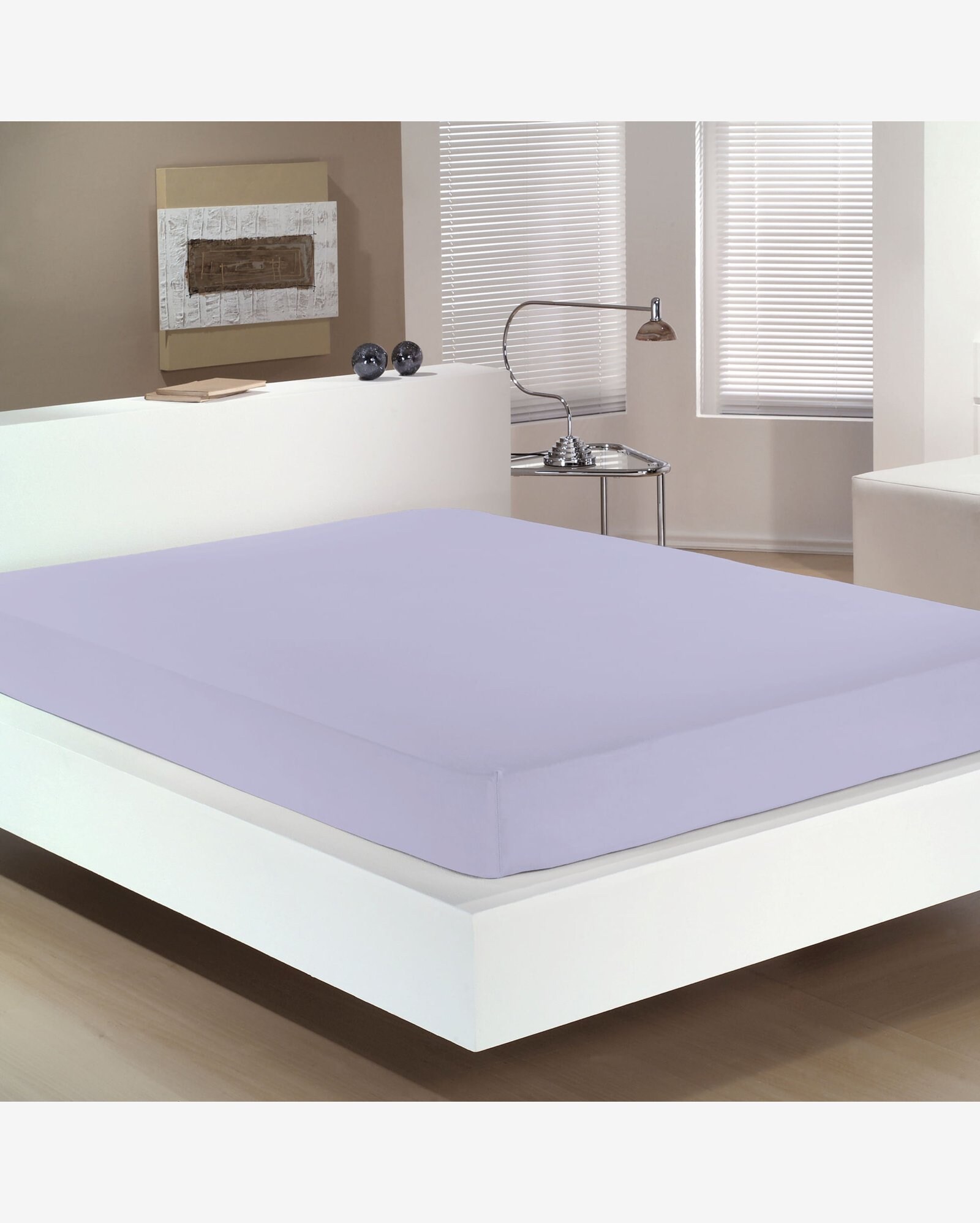 Riachuelo | Lençol c/ elástico Queen - VIOLETA CLARO