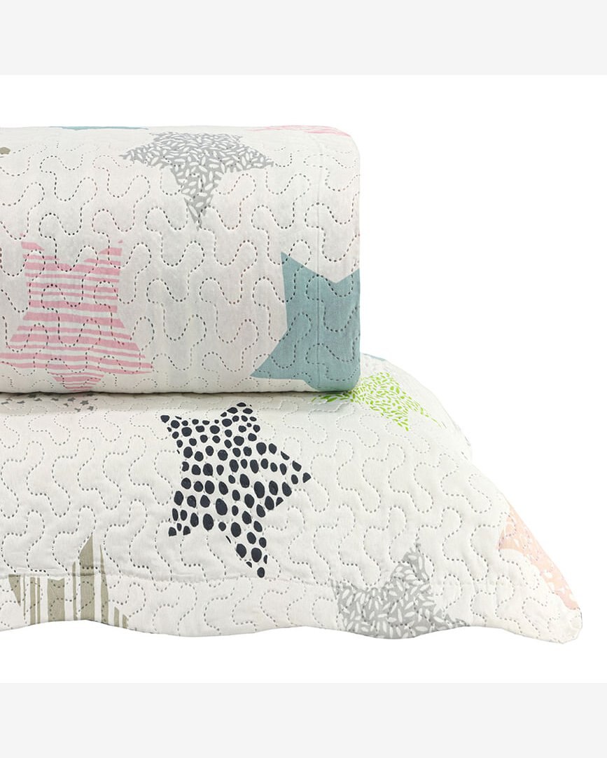 Riachuelo | Kit Cobre-Leito Ultra Lisse Infantil - ESTRELAS COLOR