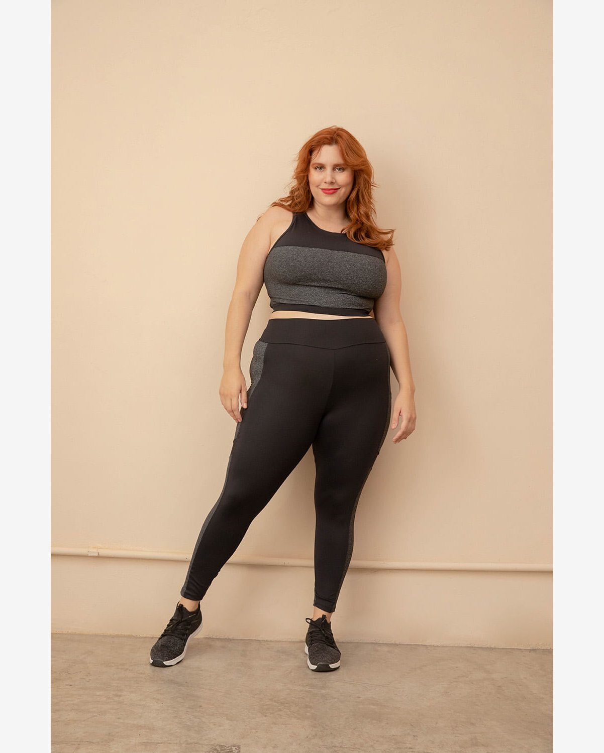 Riachuelo | Calça Legging com Recortes Plus Size