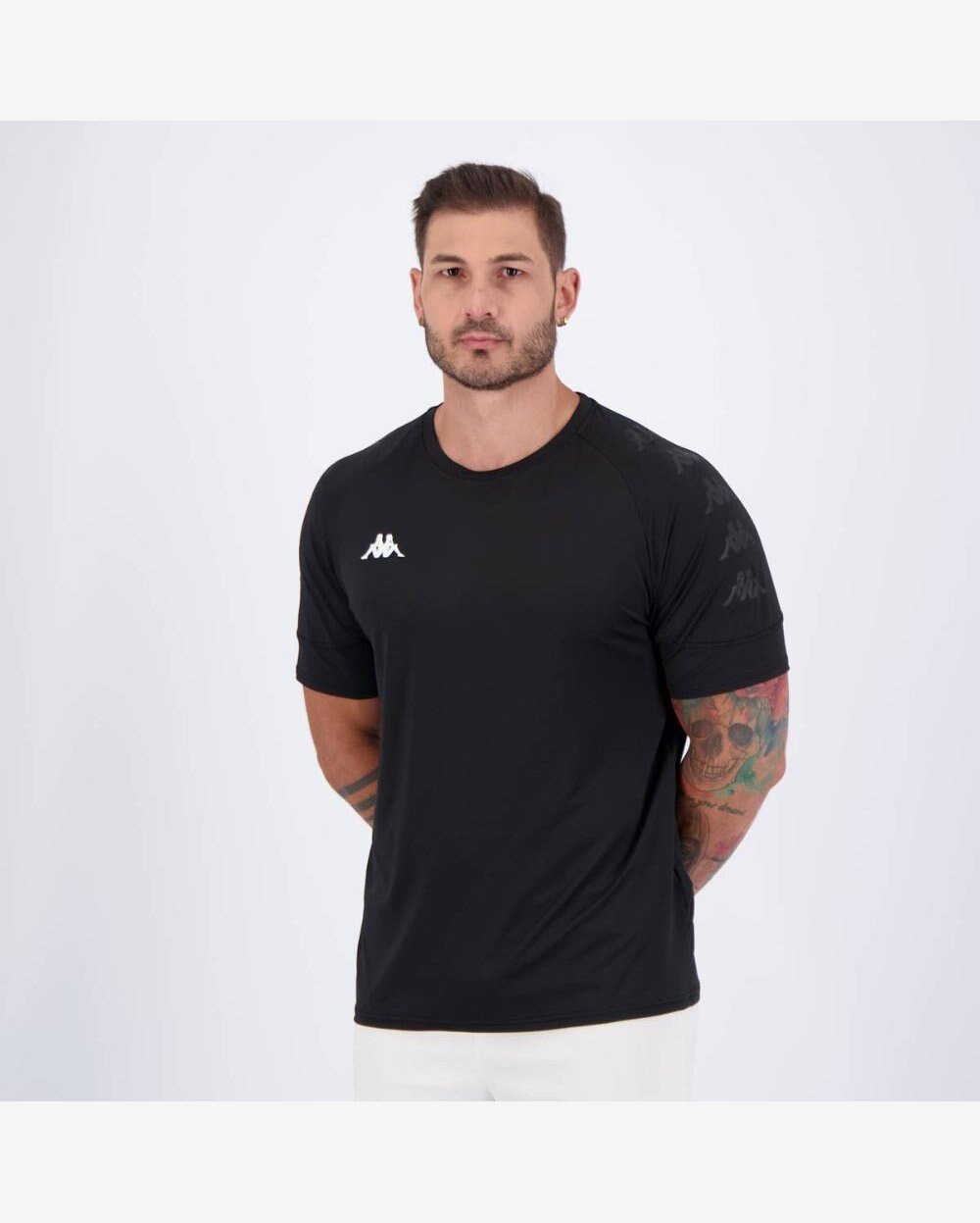 Riachuelo | Camiseta Kappa Benji Preta