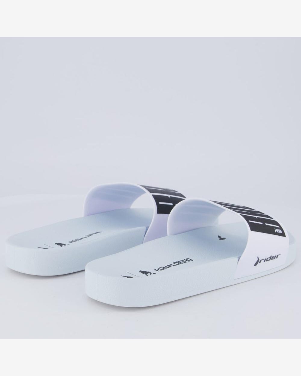 Riachuelo | Chinelo Rider Slide R10 Branco e Preto