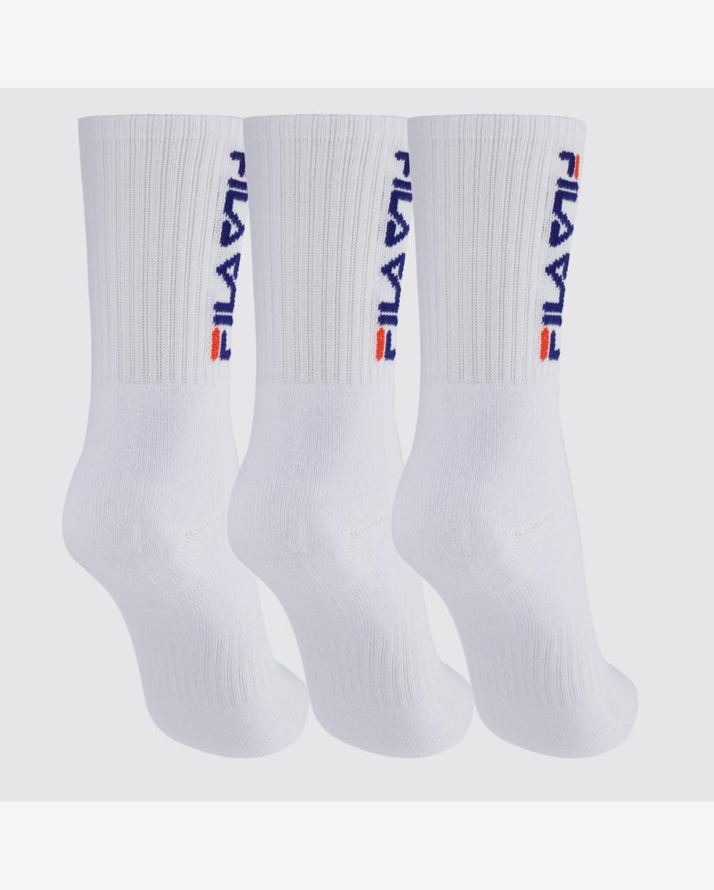 Riachuelo | Kit Meia Fila 3 Pares Cano Alto Double Branco