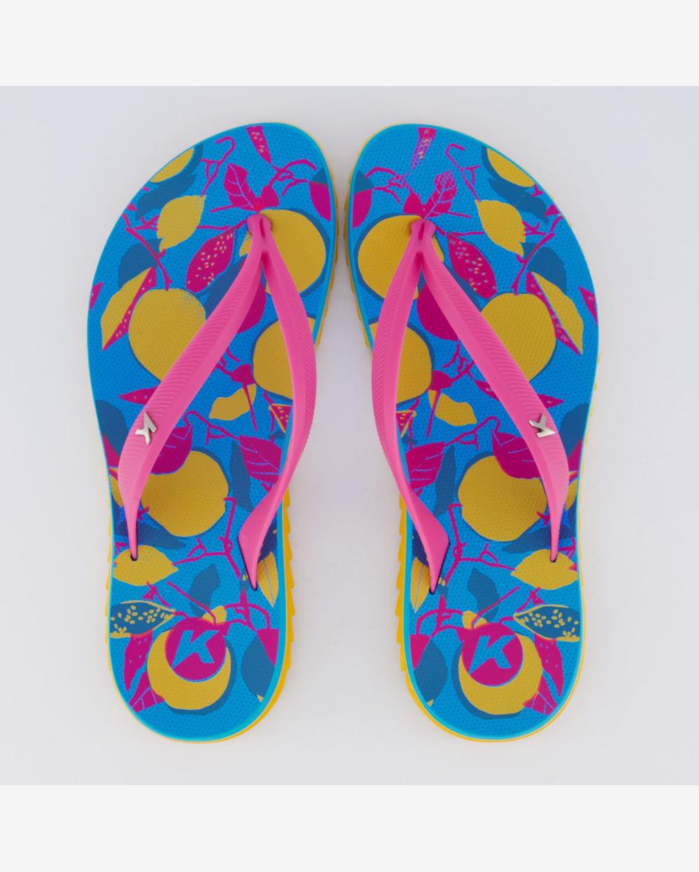 Riachuelo | Chinelo Kenner Ibiza Laranjas Feminino Azul