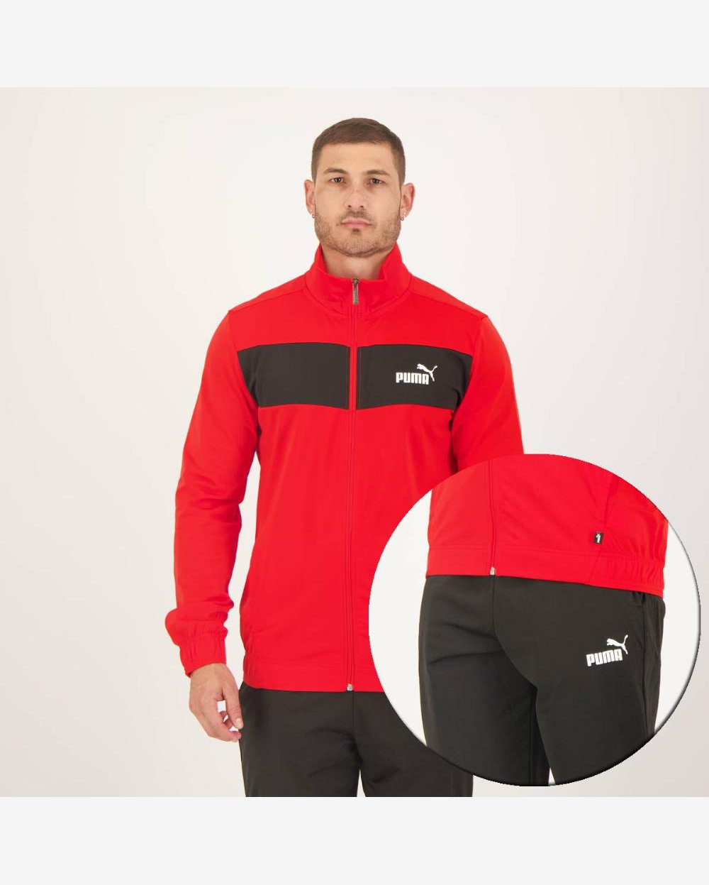 Riachuelo | Agasalho Puma Poly CL Vermelho e Preto