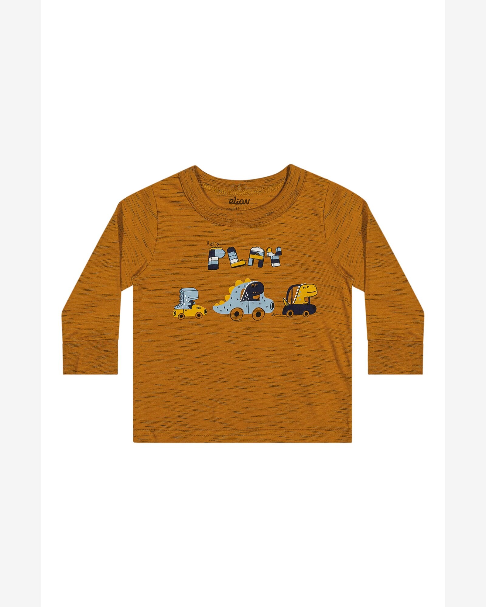 Riachuelo | Camiseta Infantil Menino Play Elian Marrom