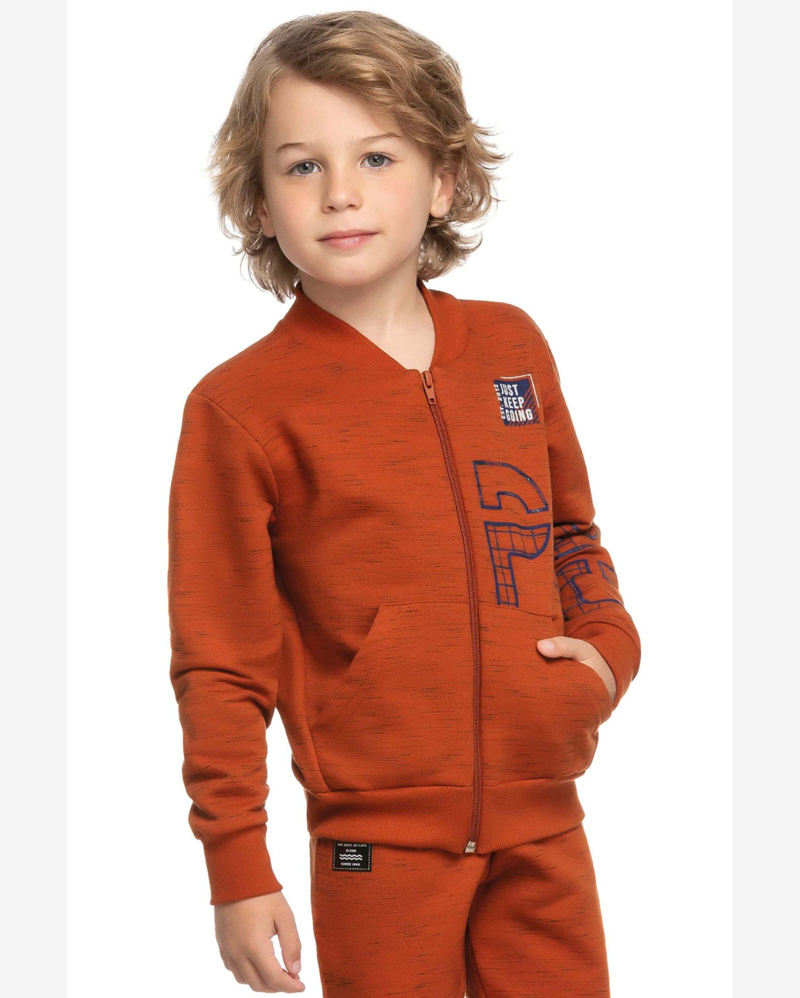 Riachuelo | Jaqueta Infantil Menino Play Elian Laranja
